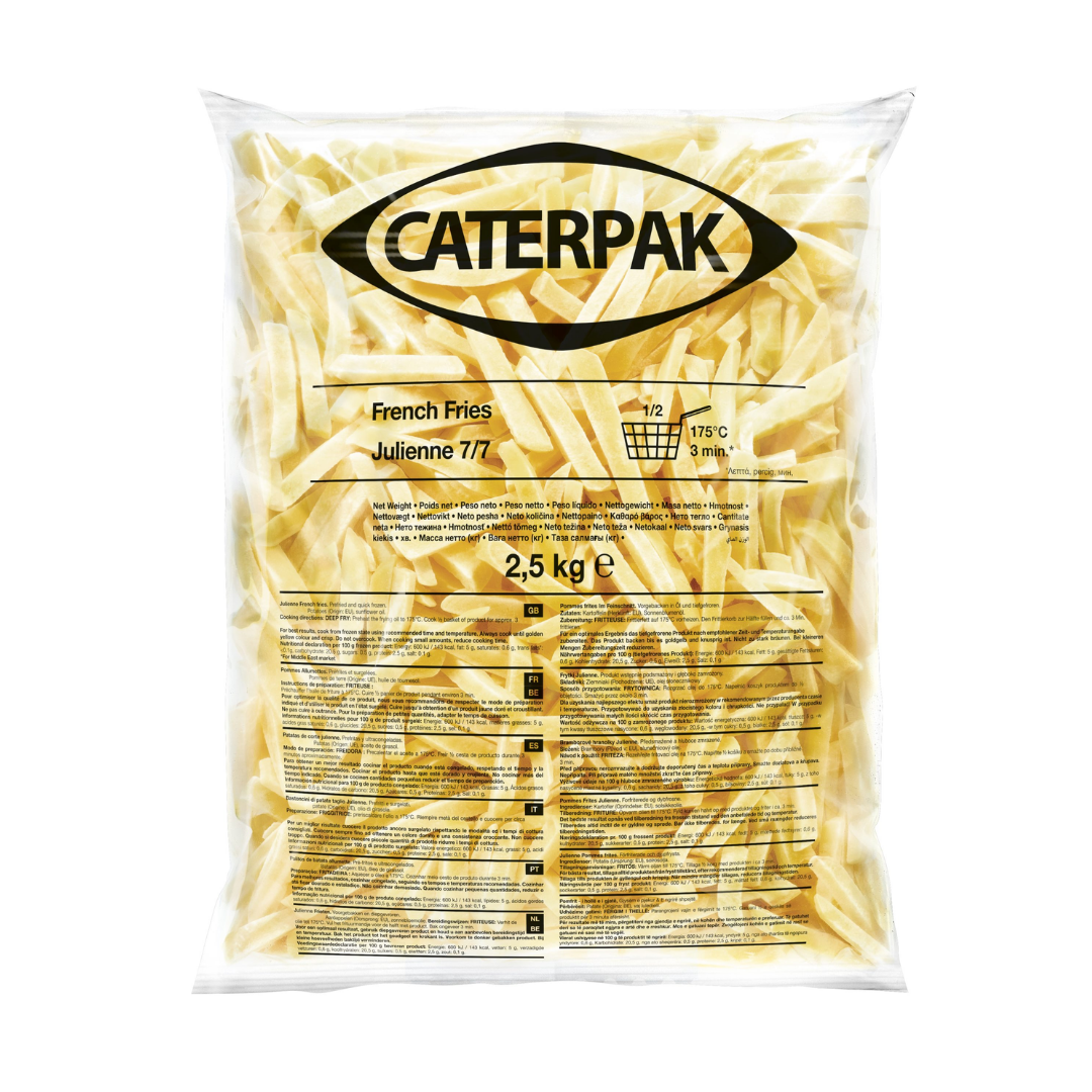 Caterpack Steak frites 5×2.5 kg – Unico Food